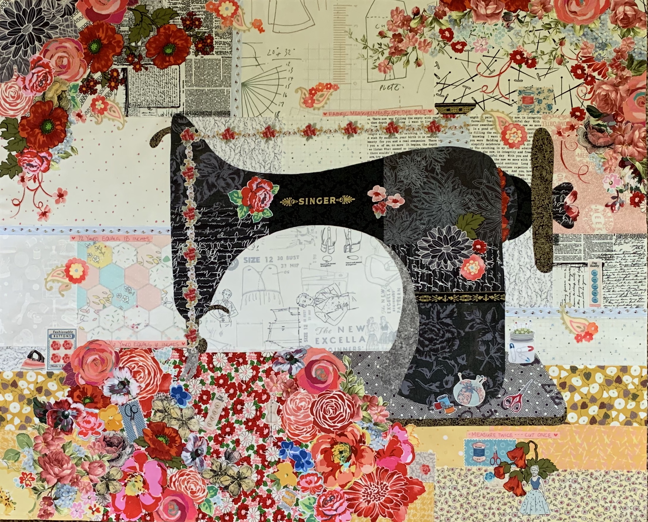 Robin's Collage Classes – Learn Laura Heine's collage technique from ...