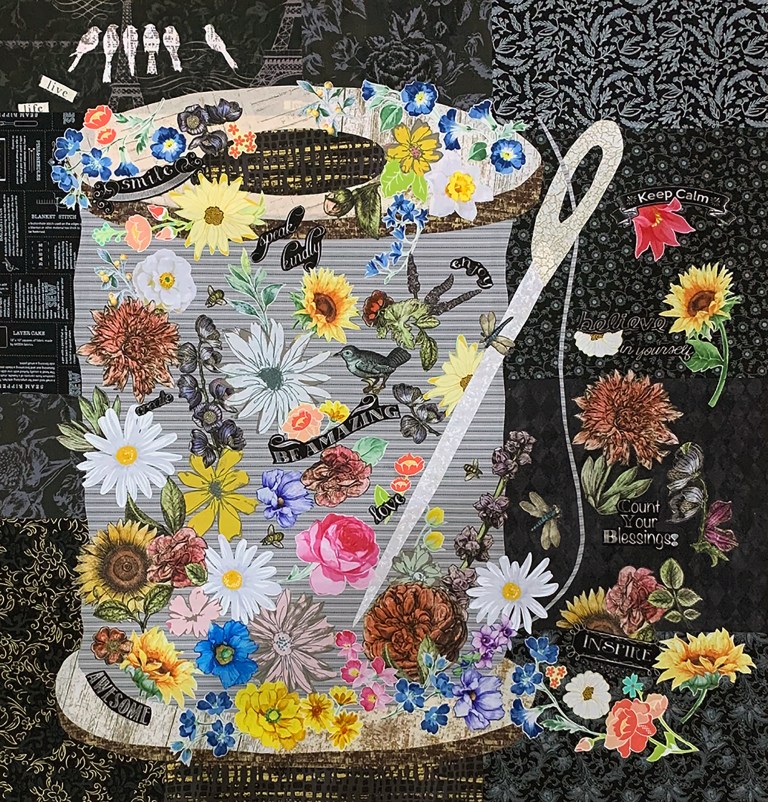 Robin's Collage Classes – Learn Laura Heine's collage technique from ...